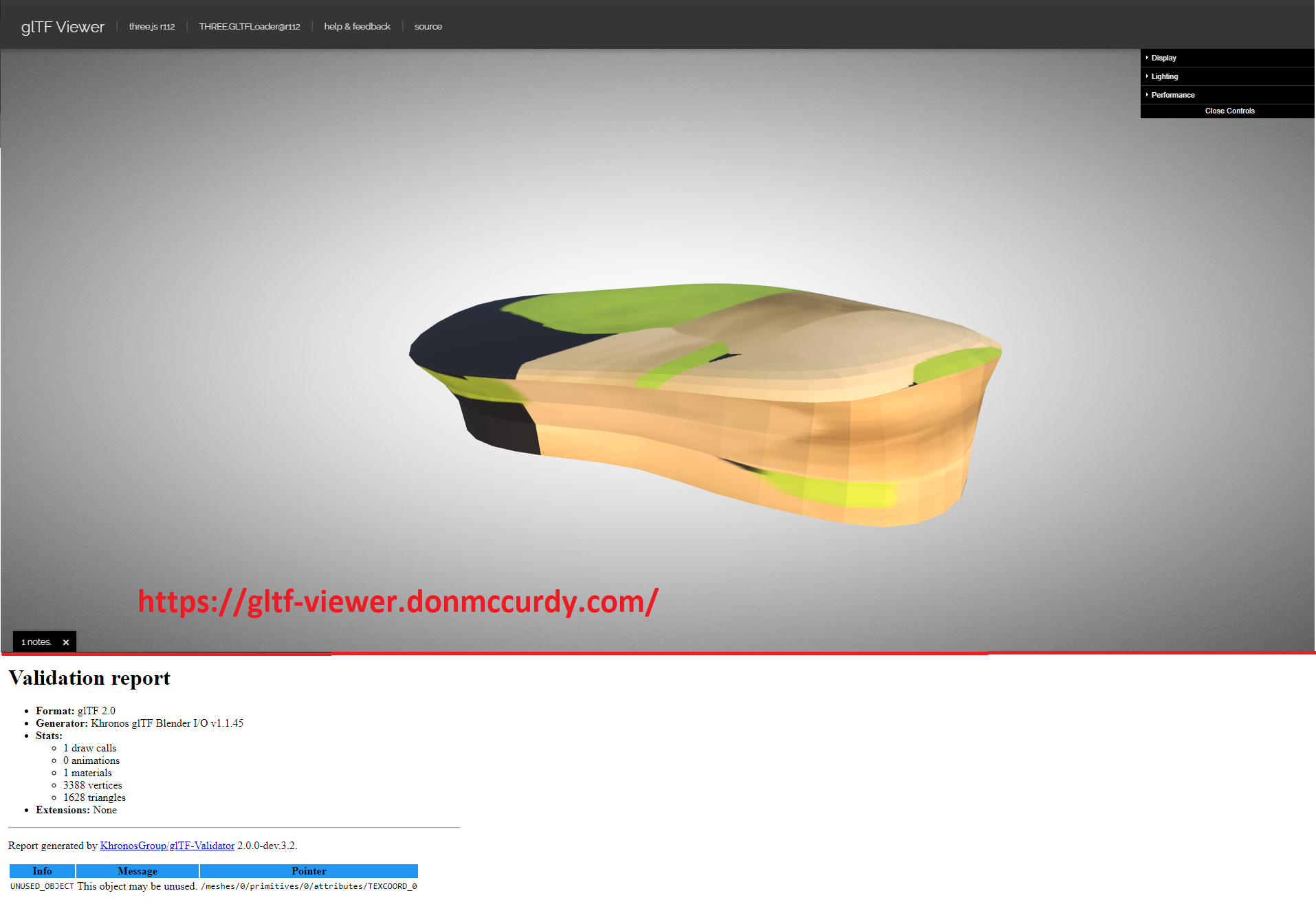 Exporting object with correct UV map defined in Shader Editor [DRACO ...