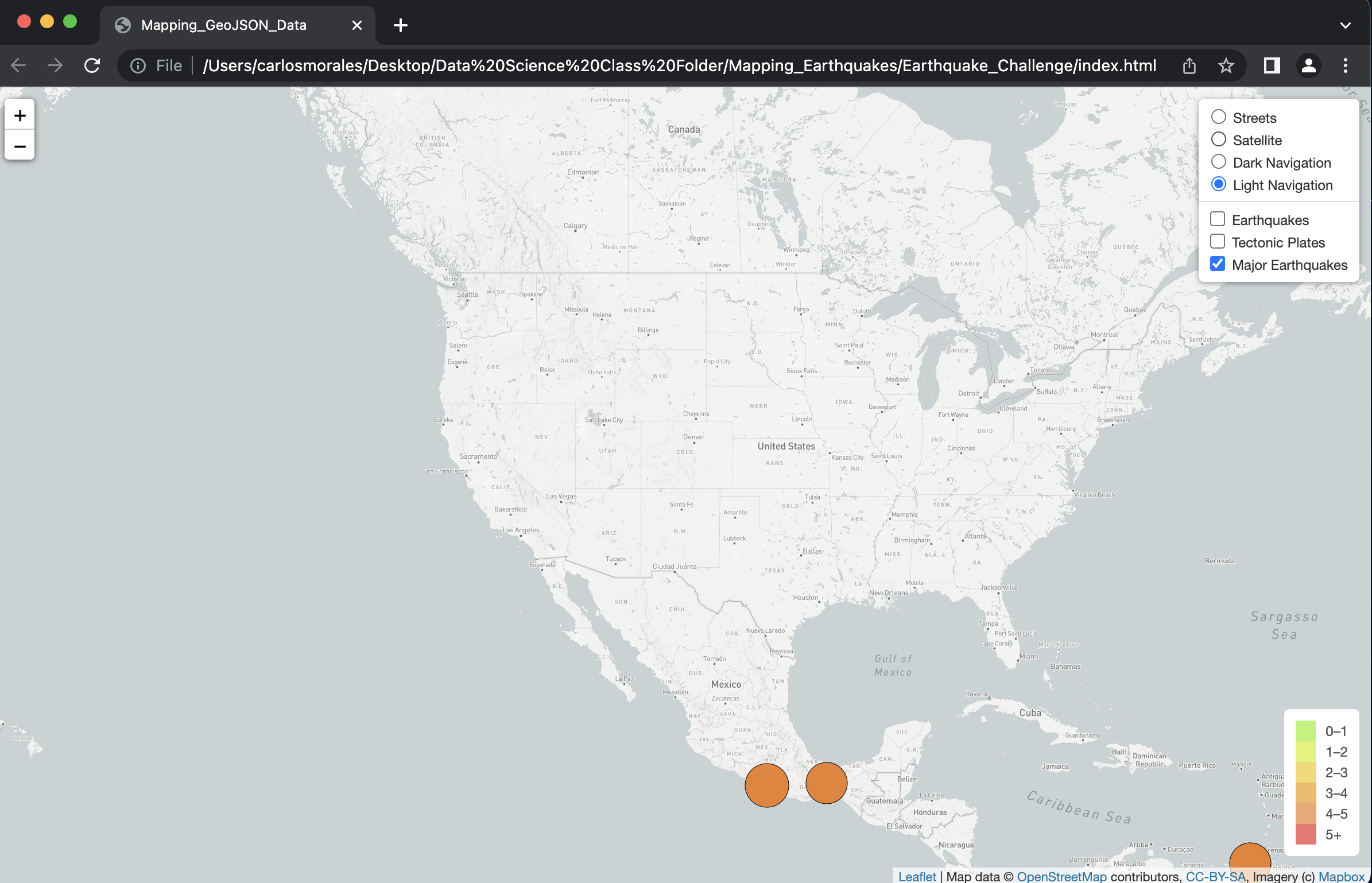 GitHub - carlosalexismorales/Mapping_Earthquakes: Using JavaScript and APIs to map earthquakes