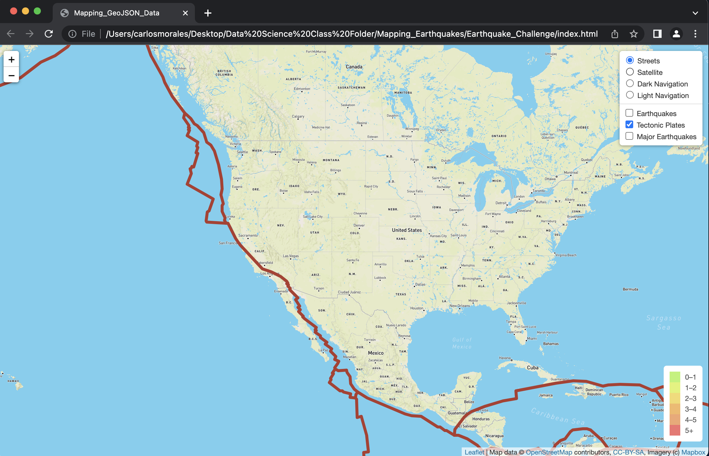 GitHub - carlosalexismorales/Mapping_Earthquakes: Using JavaScript and APIs to map earthquakes