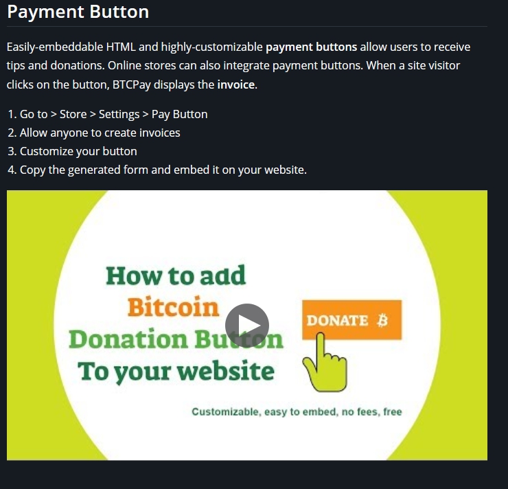 Update Paybutton information in Apps.md · Issue #1069 · btcpayserver/btcpayserver-doc · GitHub