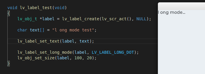 Lvgl Label Long Mode Lv Label Long Dot Bug · Issue 2150 · Lvgl Lvgl · Github