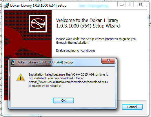 1.0.3 setup.exe fails · Issue #557 · dokan-dev/dokany · GitHub