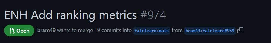 exposure metric ranking metrics #974 · Issue #1068 · fairlearn ...