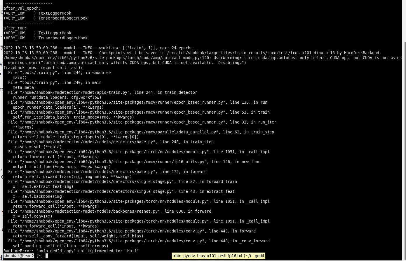 Mixed Precision Training · Issue #9092 · open-mmlab/mmdetection · GitHub