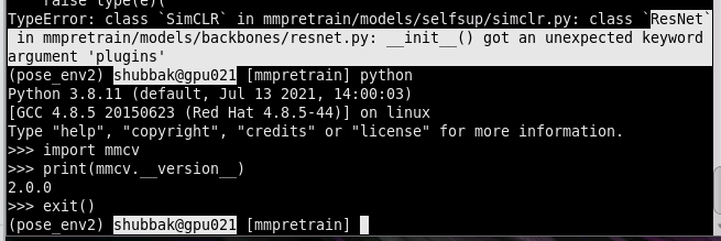 [Bug] failed to plugin some parts in backbone · Issue #1562 · open-mmlab/mmpretrain · GitHub