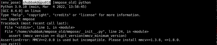 [Bug] assert (mmcv_version >= digit_version(mmcv_minimum_version) · Issue #2429 · open-mmlab ...