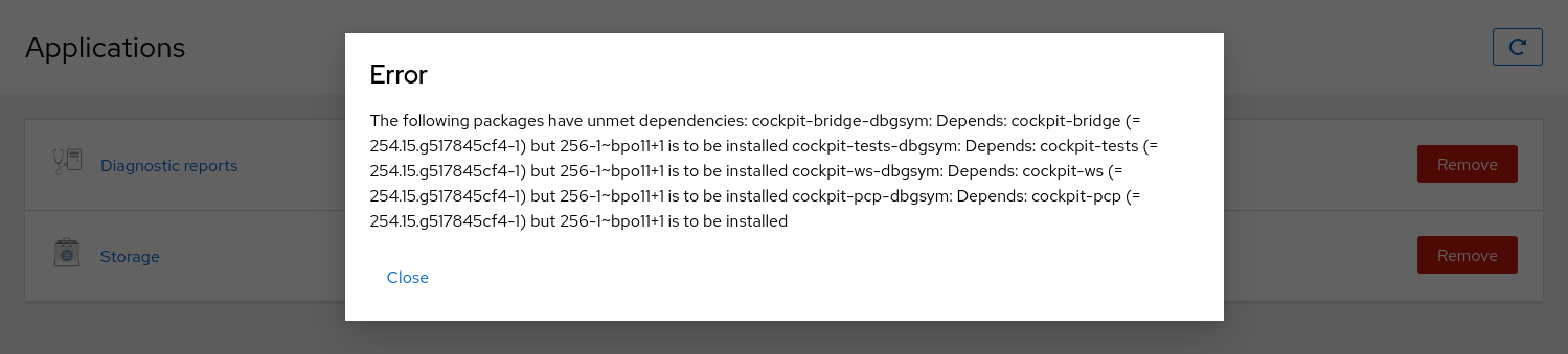 applications: Modal has a close button that isn't styled like a button ...