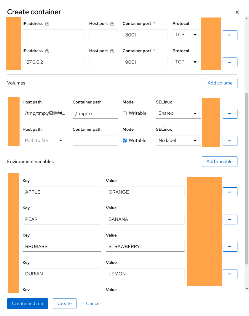Improve Spacing In The Integration Tab Of The Create Container Dialog · Issue 1055 · Cockpit 1334