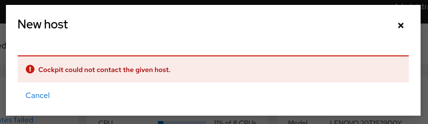 Add host does not work as expected when a ssh://host _and_ the username field are both used ...