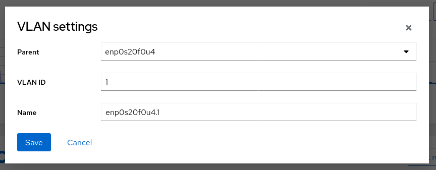 networking: Create new VLAN uses DHCP by default; incorrect IP may prevent access to Cockpit ...