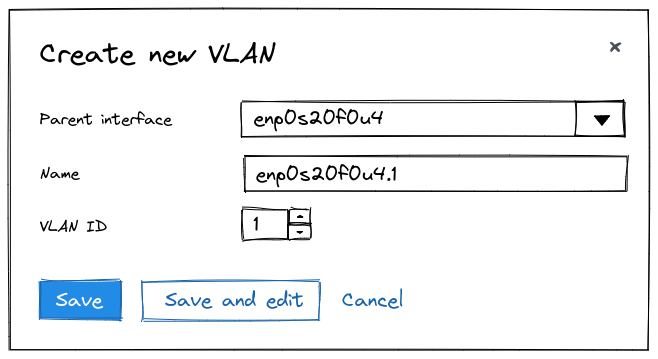 networking: Create new VLAN uses DHCP by default; incorrect IP may ...