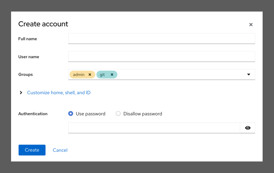 user: Create new account modal has password-related UI issues · Issue ...