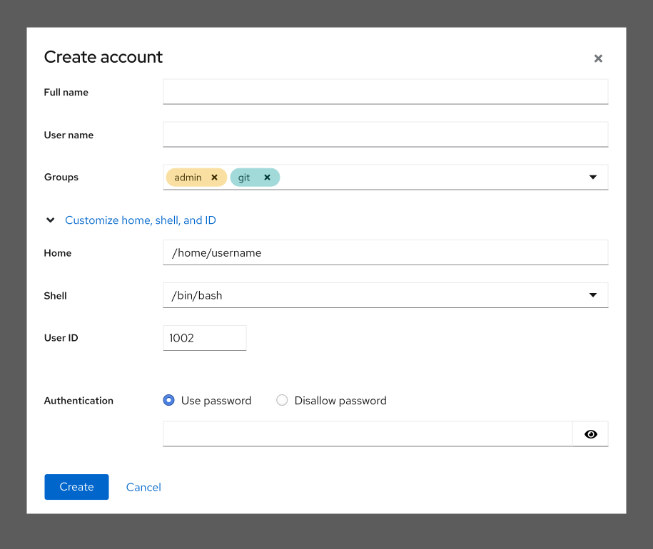 user: Create new account modal has password-related UI issues · Issue ...