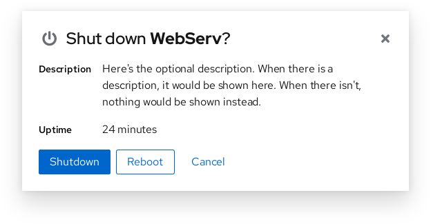 confirmation for shutting down & rebooting · Issue #994 · cockpit ...