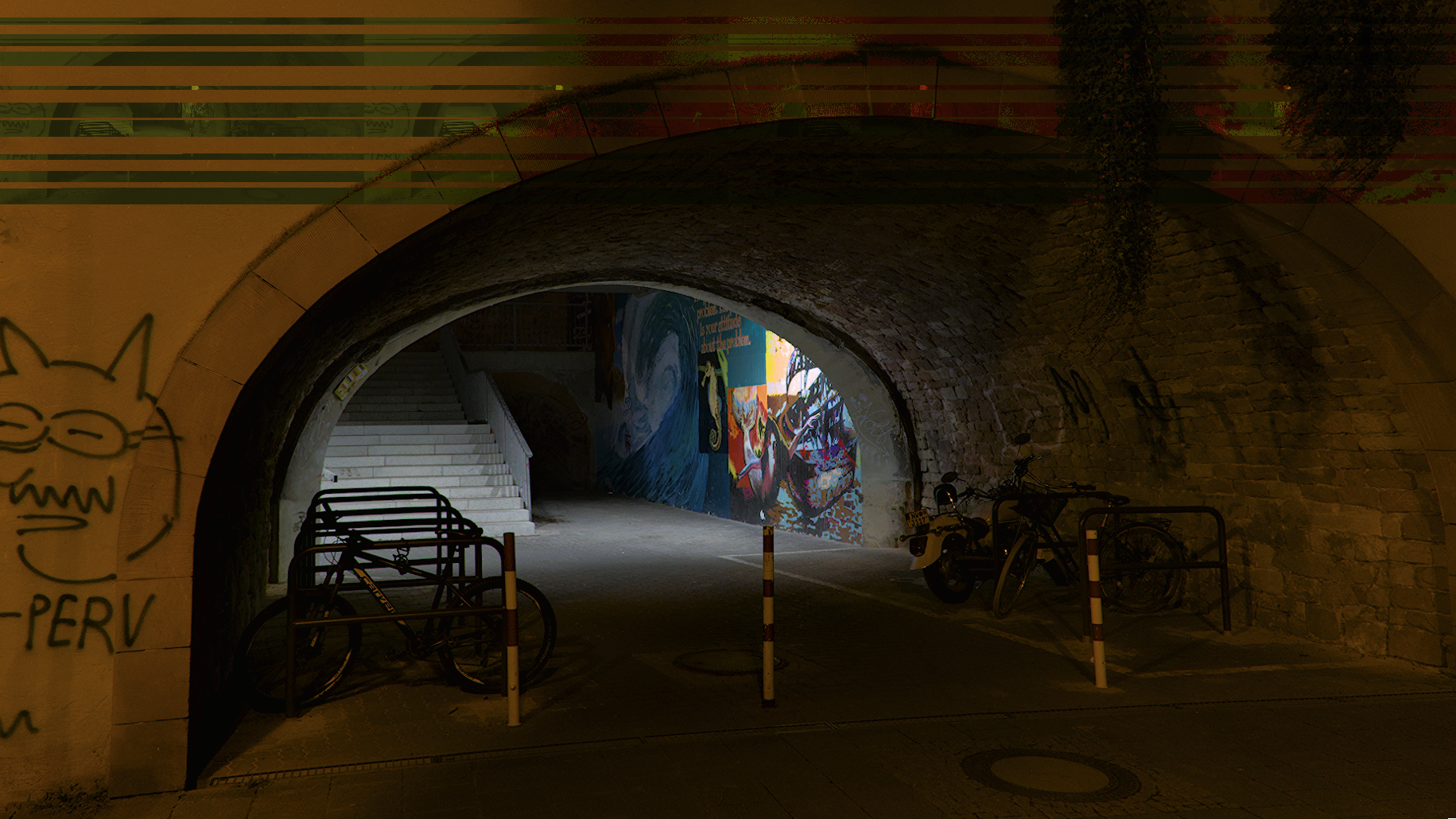 corruption in rendering in both openCL on and off with multiple color ...