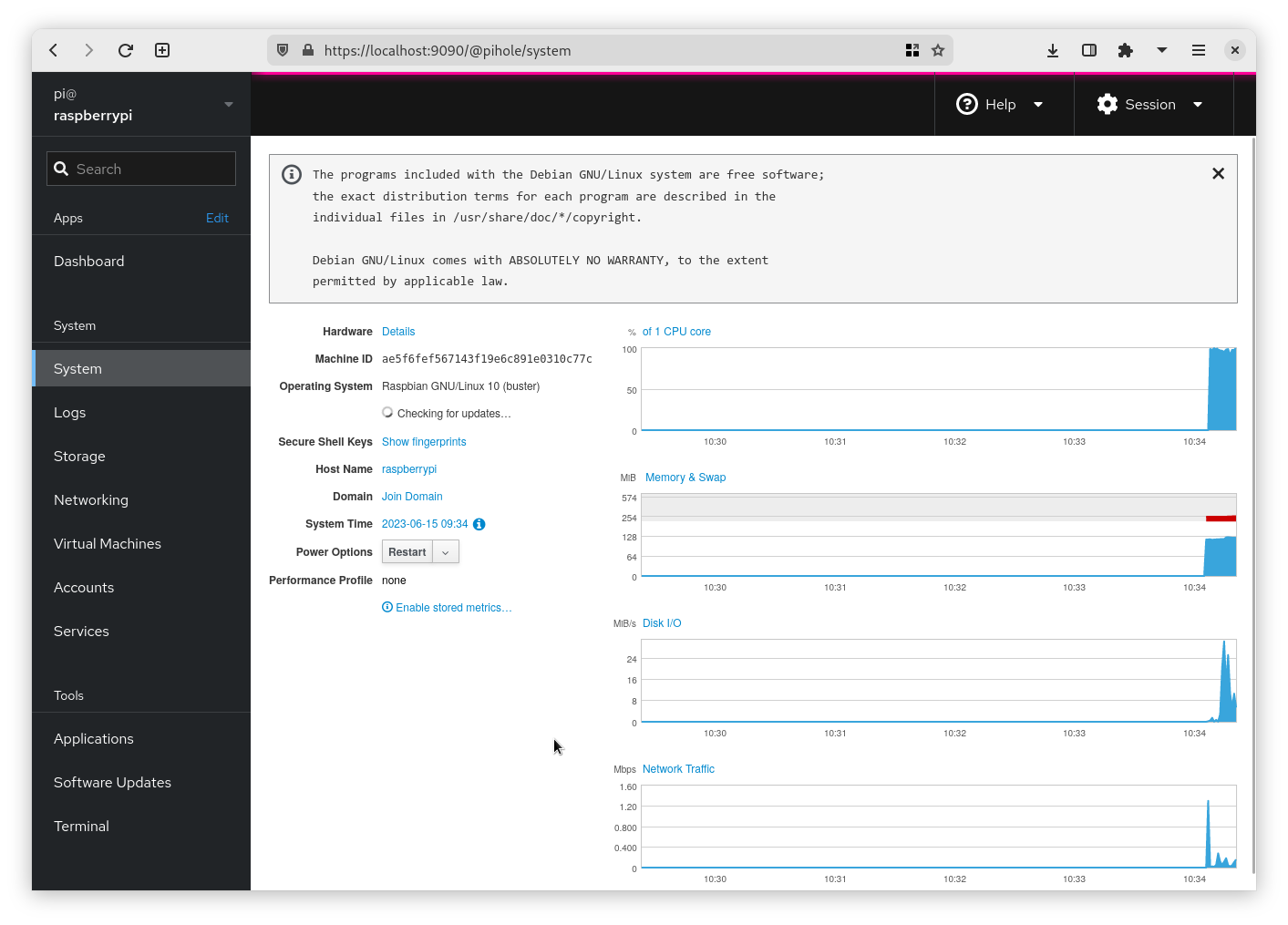 Cockpit Client Beta Has Issues Connecting With An Old Version Of Cockpit 188 In Raspbian
