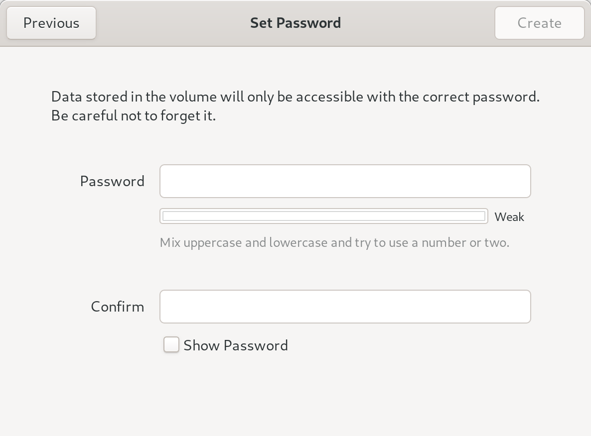 Storage: Create bare encrypted file system · Issue #11482 · cockpit-project/cockpit · GitHub