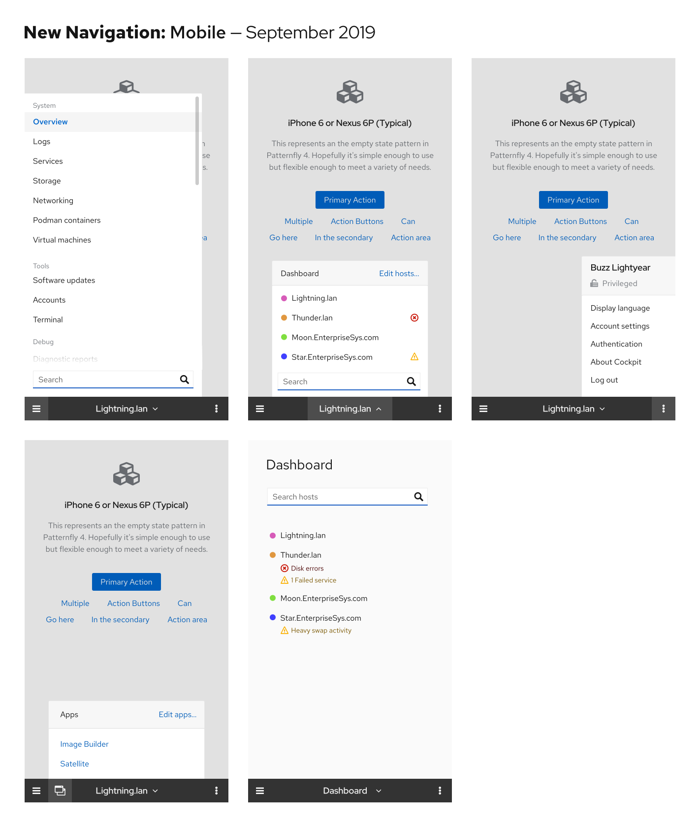 New Navigation · Issue #12784 · cockpit-project/cockpit · GitHub