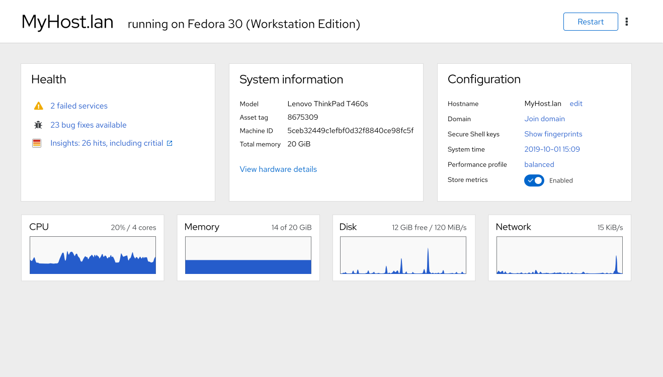 rework system overview page · Issue #13121 · cockpit-project/cockpit ...