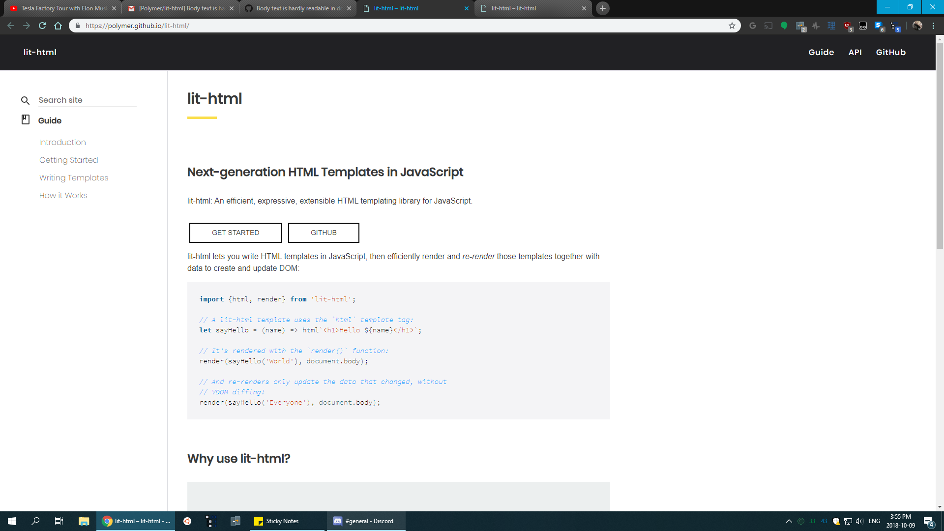 Body text is hardly readable in docs · Issue #549 · lit/lit · GitHub