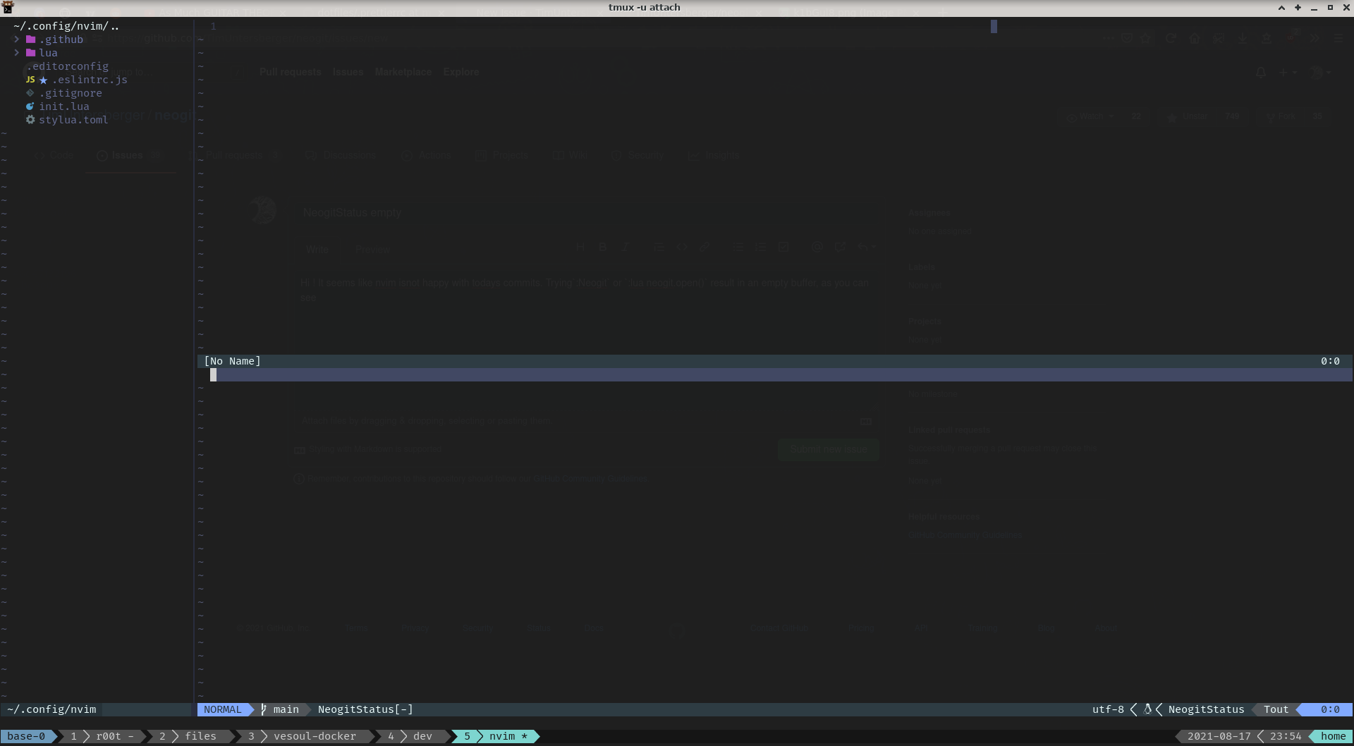 NeogitStatus empty · Issue #186 · NeogitOrg/neogit · GitHub