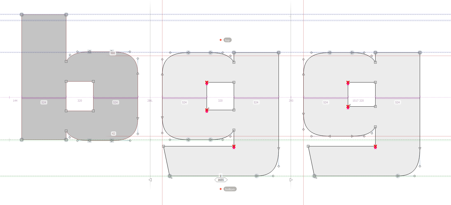 /p /b /d /q /g /thorn group - stroke thickness & design · Issue #124 · googlefonts/science ...