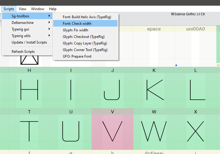Check glyph widths · Issue #151 · googlefonts/science-gothic · GitHub