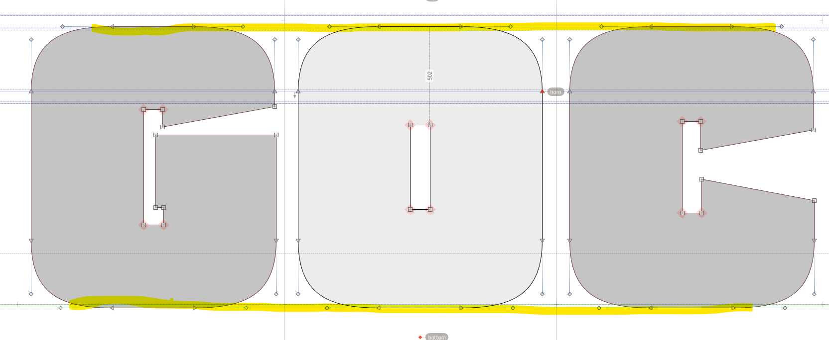 Glyphs not fitting in zones · Issue #167 · googlefonts/science-gothic · GitHub