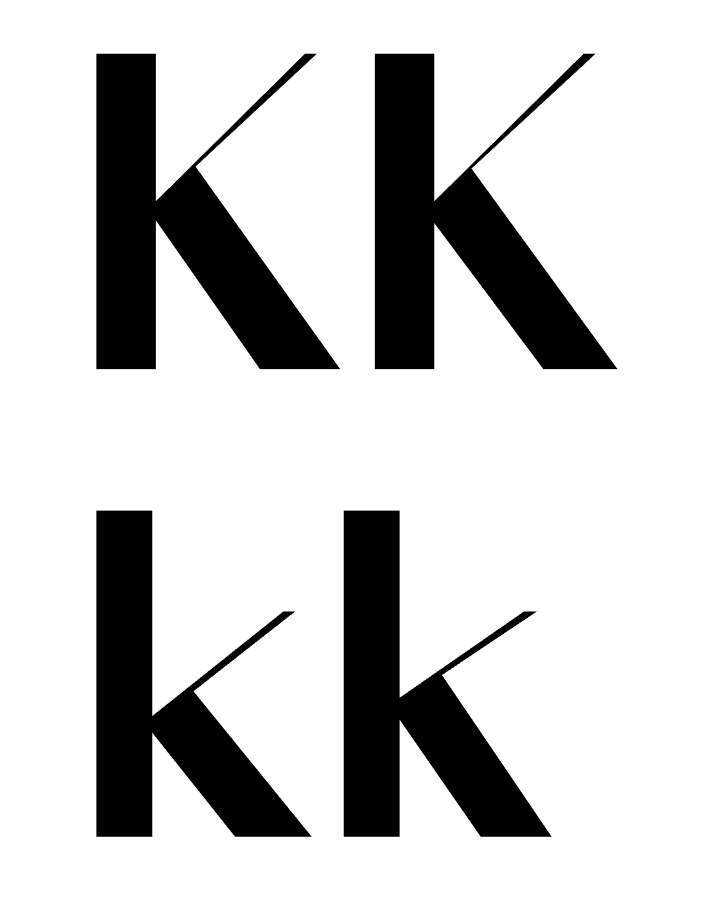 Revisit /K /k · Issue #191 · googlefonts/science-gothic · GitHub
