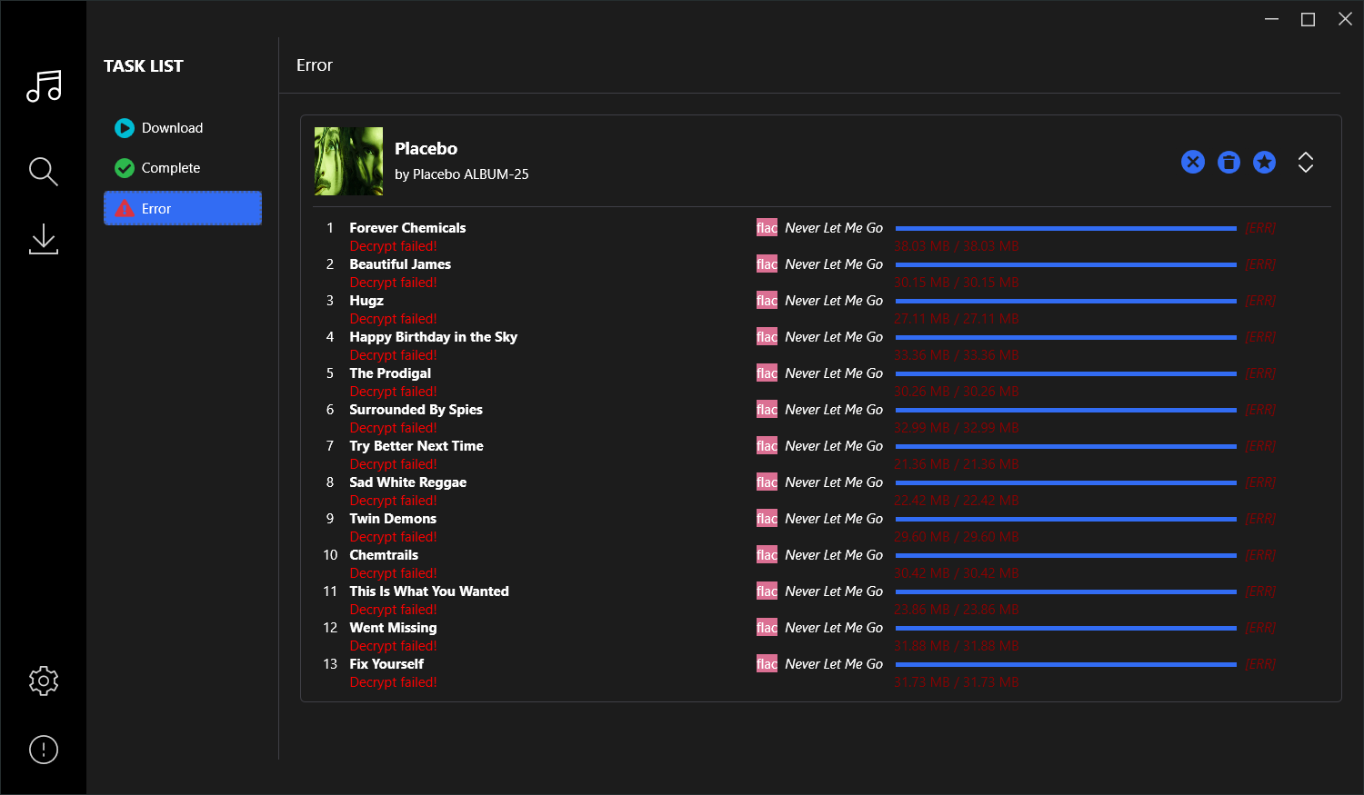 [BUG]: DECRYPT FAILED · Issue #198 · yaronzz/Tidal-Media-Downloader-PRO · GitHub