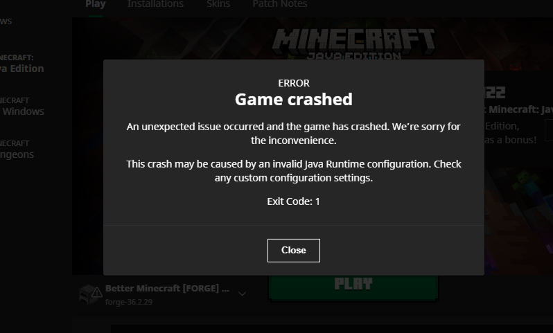 bruh doesnt even open · Issue #231 · LunaPixelStudios/Better-MC · GitHub