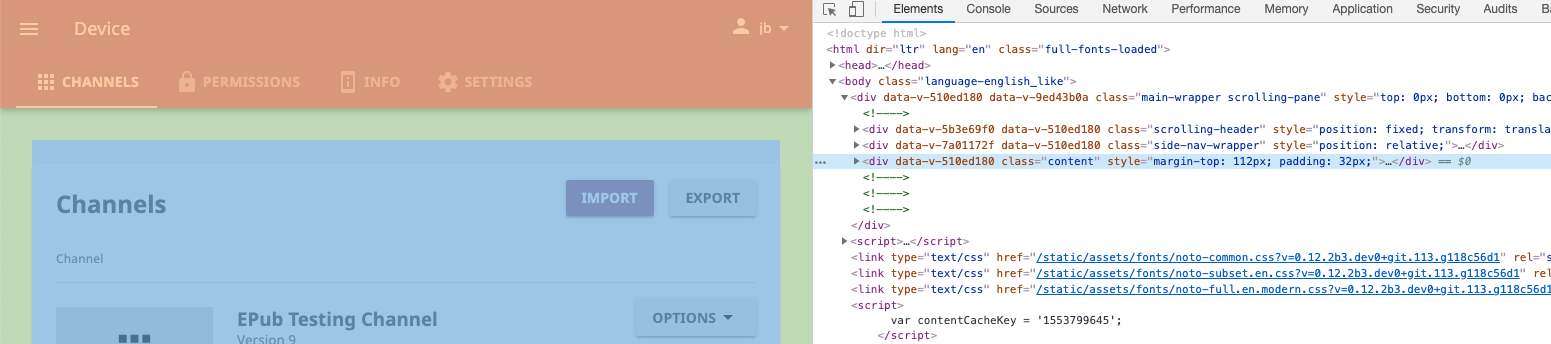 Scrollbar occluded by scrolling header on linux · Issue #5150 · learningequality/kolibri · GitHub