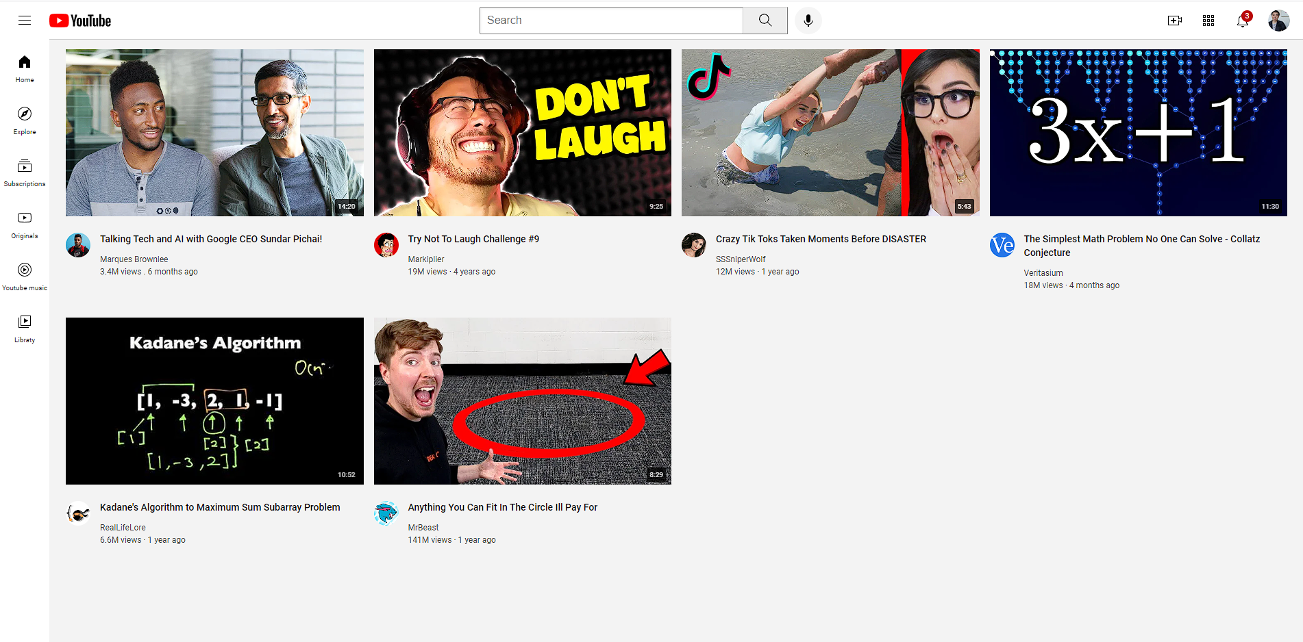 Github Ledu89youtube Clone Simple Youtube Clone Done To Exercise Html And Css