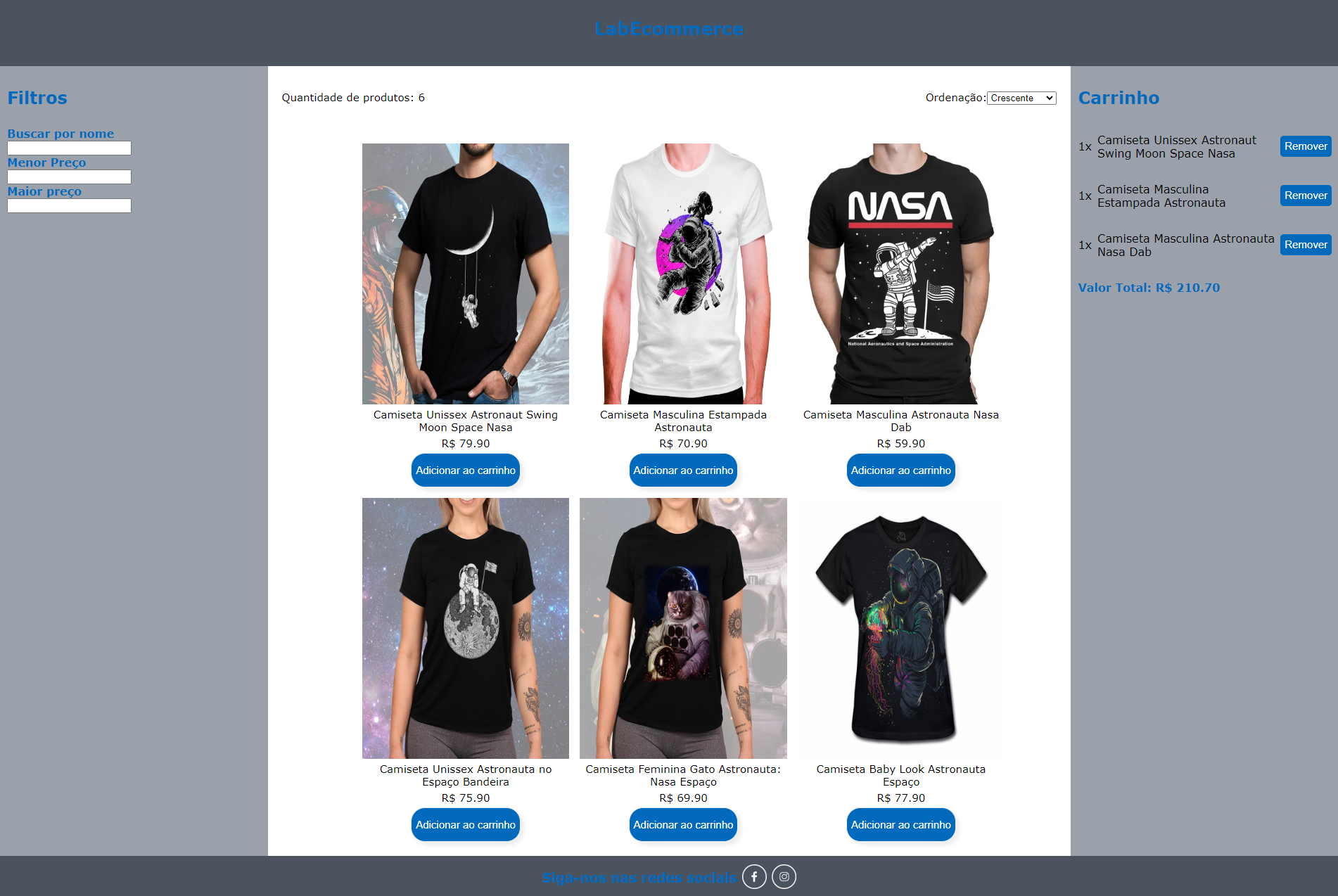 GitHub - VanessaMainara/labe-commerce11