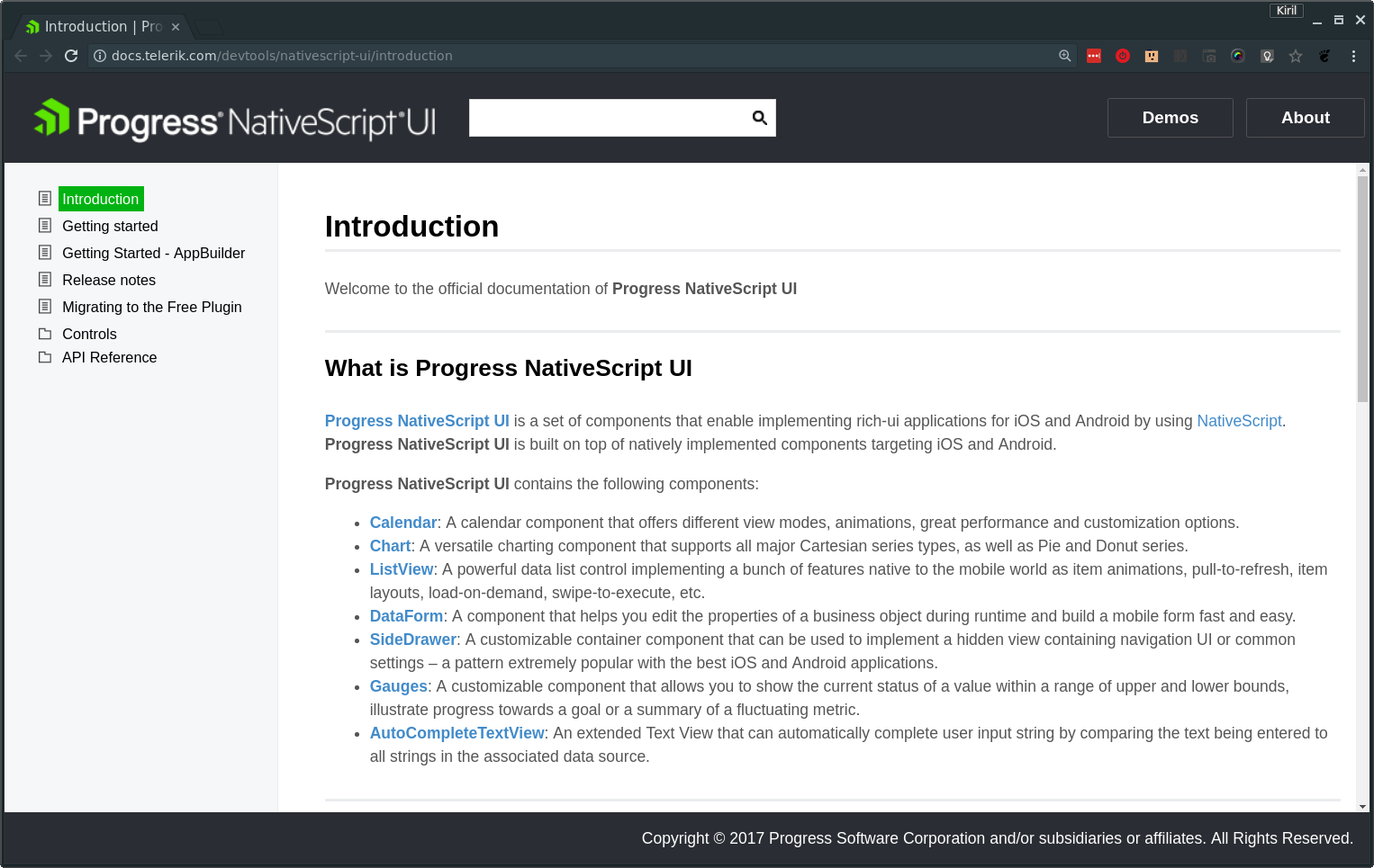 Burger menu doesn't work on http://docs.telerik.com/devtools/nativescript-ui · Issue #1043 ...