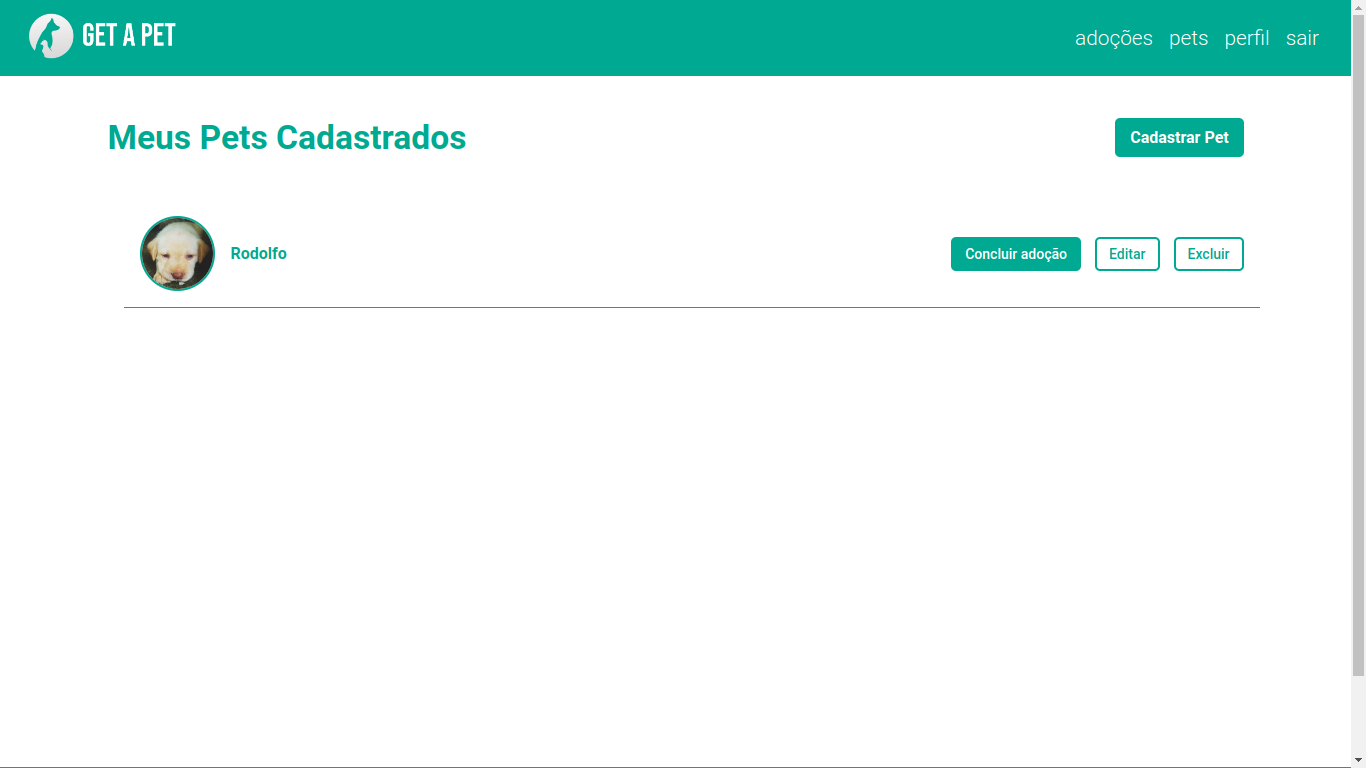 GitHub - FredNogueiraDev/GET-A-PET: Site para auxiliar à adoção de ...