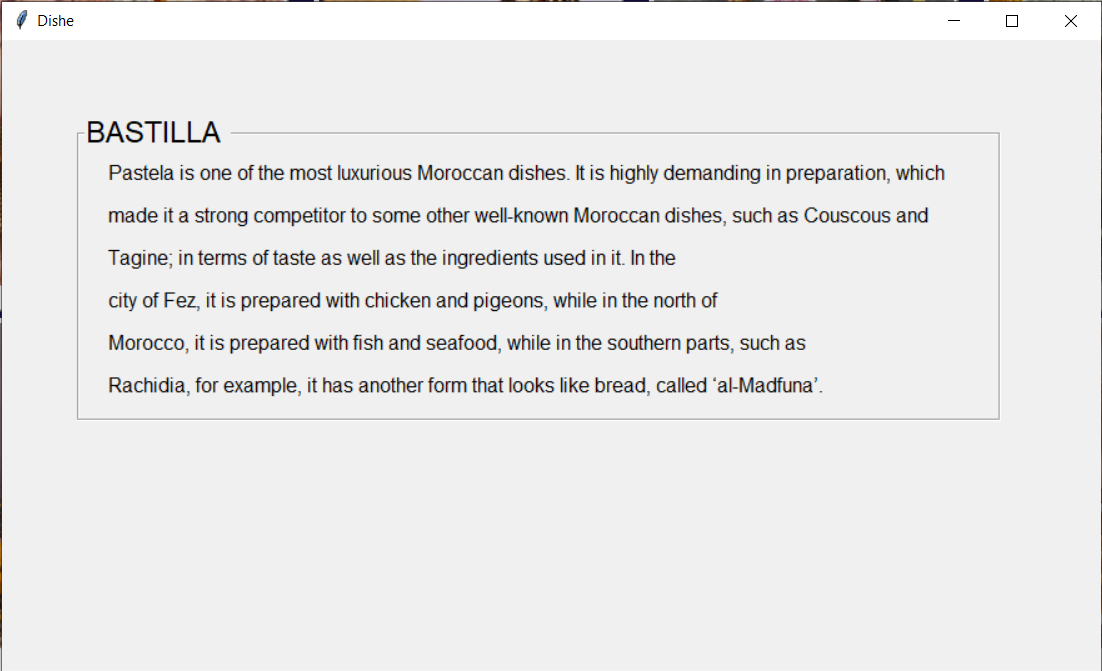 GitHub - SDAllouche/tkinter-moroccan-dishes