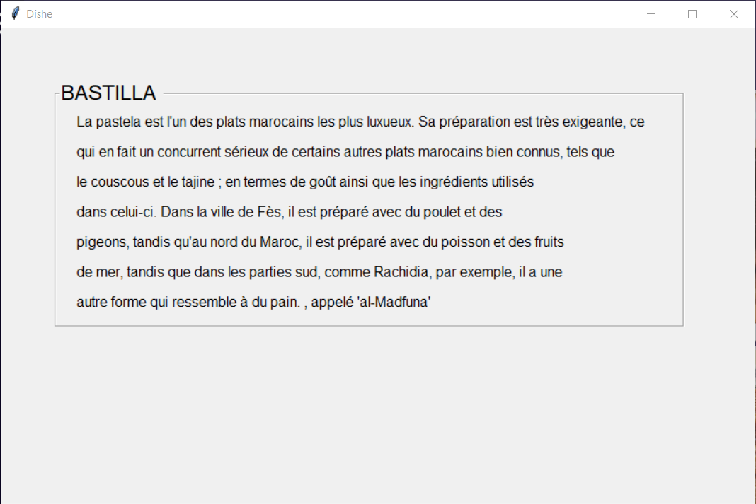 GitHub - SDAllouche/tkinter-moroccan-dishes