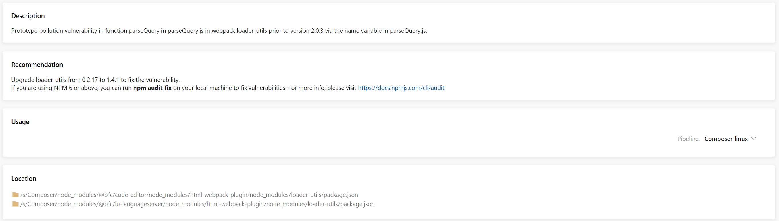 CVE-2022-37601 · Issue #9474 · microsoft/BotFramework-Composer · GitHub