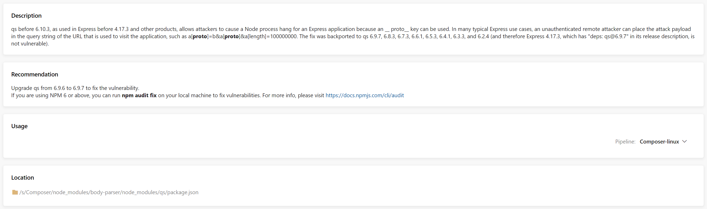 CVE-2022-24999 · Issue #9483 · microsoft/BotFramework-Composer · GitHub