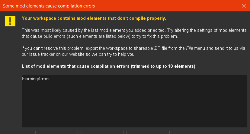 my armor will not work · Issue #2550 · MCreator/MCreator · GitHub