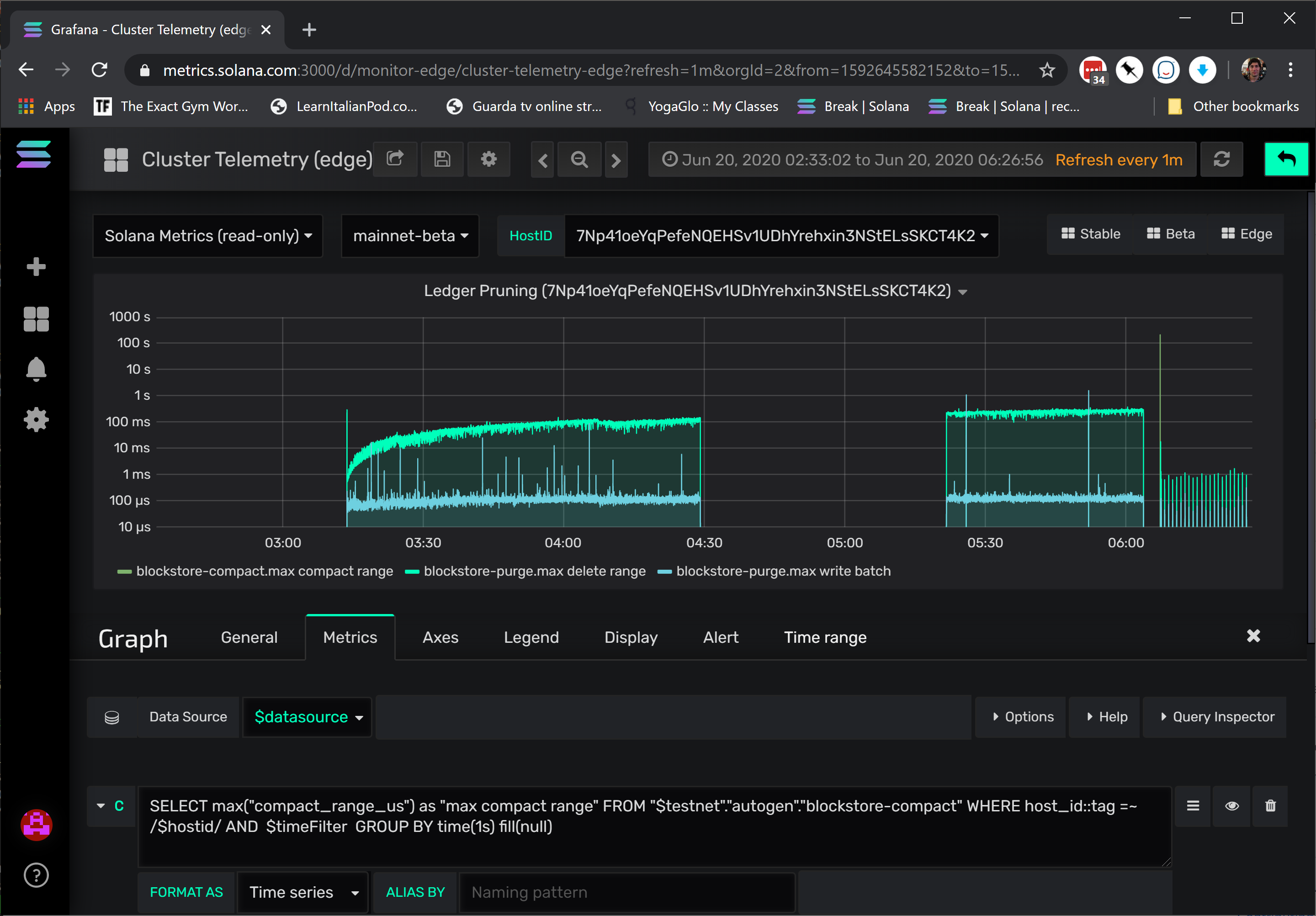 Validator can be stalled for >1hr · Issue #10753 · solana-labs/solana · GitHub
