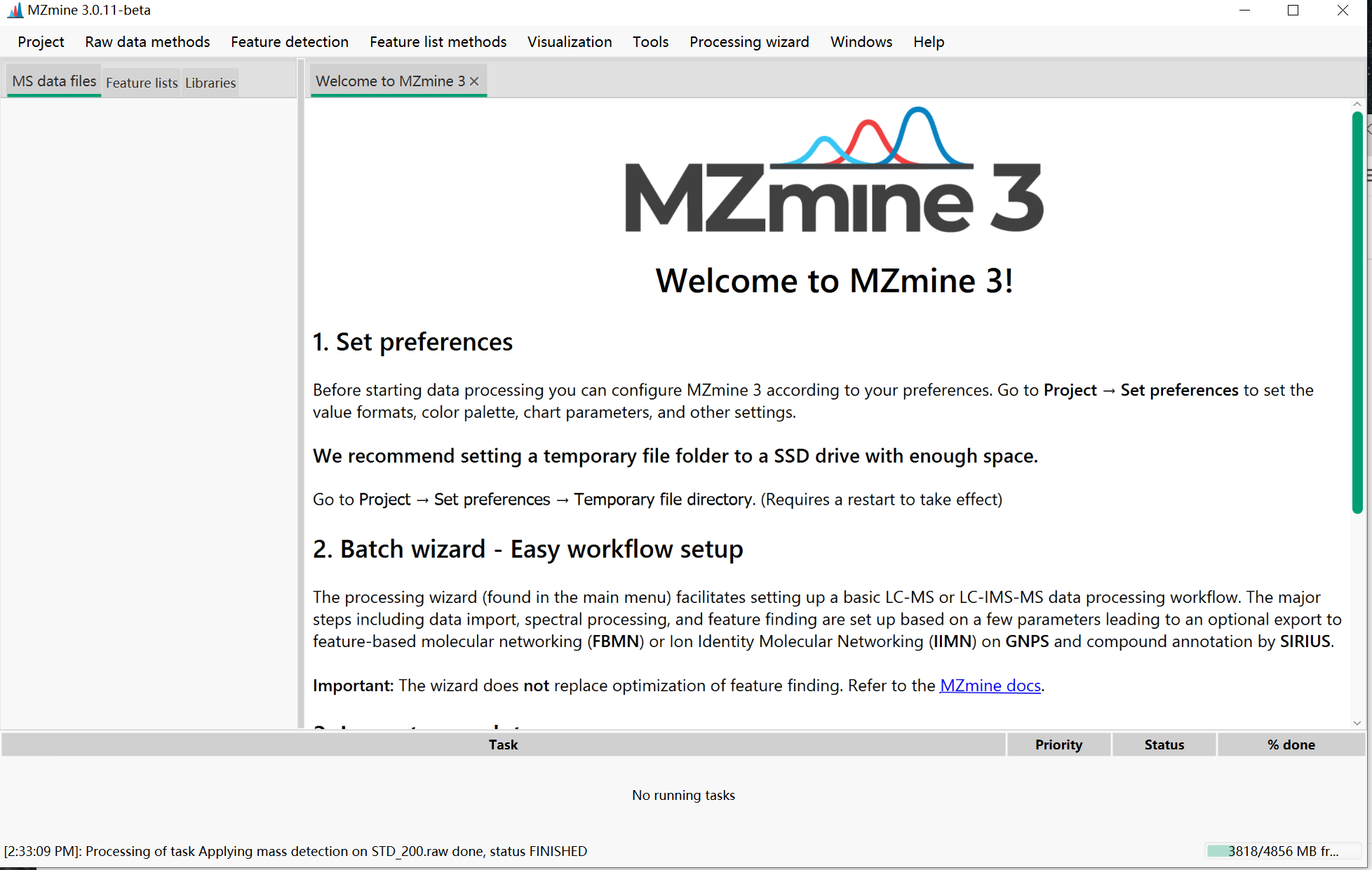 No SRM scans found in mzML · Issue #628 · mzmine/mzmine · GitHub