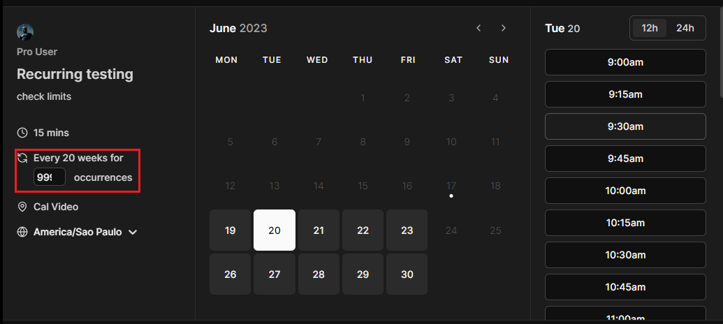 App Is Crashing If User Type A Huge Number Of Events · Issue 9606 · Calcom · Github