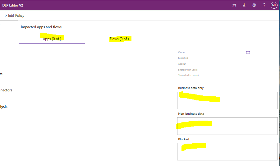 [CoE Starter Kit - BUG]: No impact analysis results being shown anymore in the DLP Editor V2 app ...