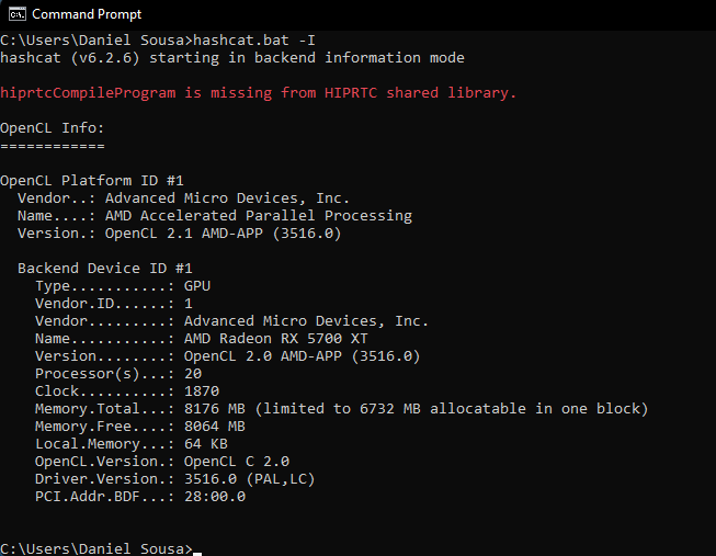Hashcat 4.1.0 Windows PATH Bug · Issue #1539 · hashcat/hashcat · GitHub