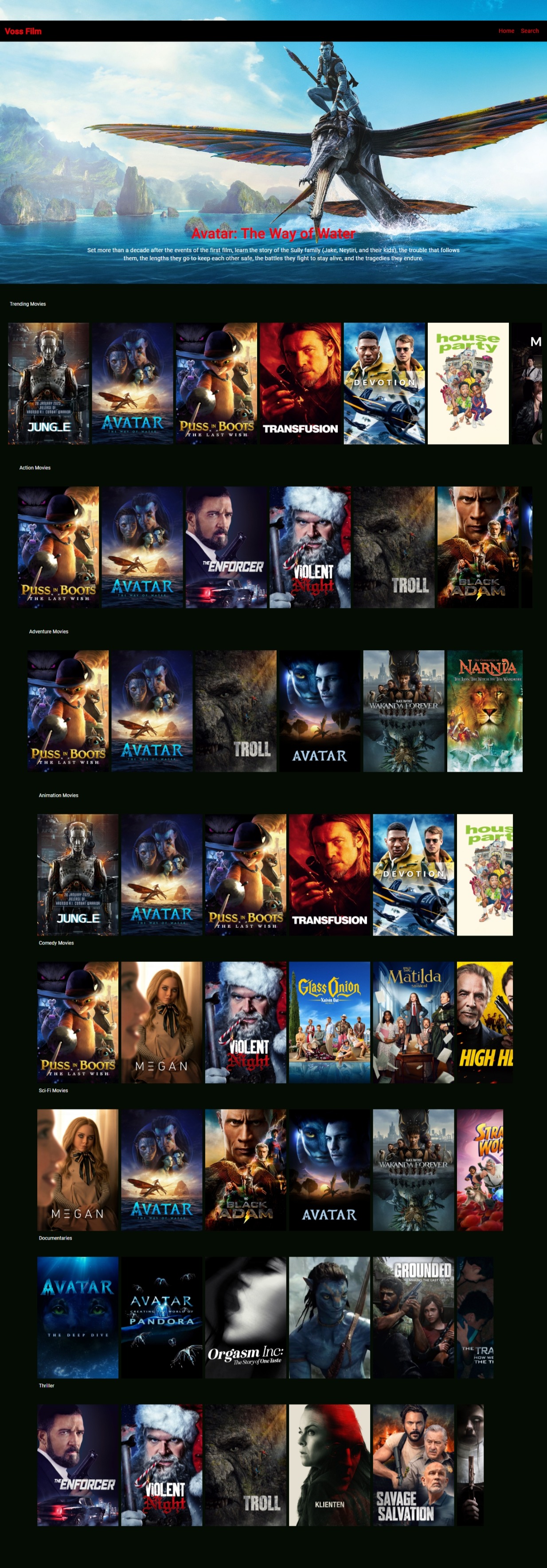 GitHub - justluka1111/Movie-Web: Using Angular 15 and Typescript, coupled with an integrated ...