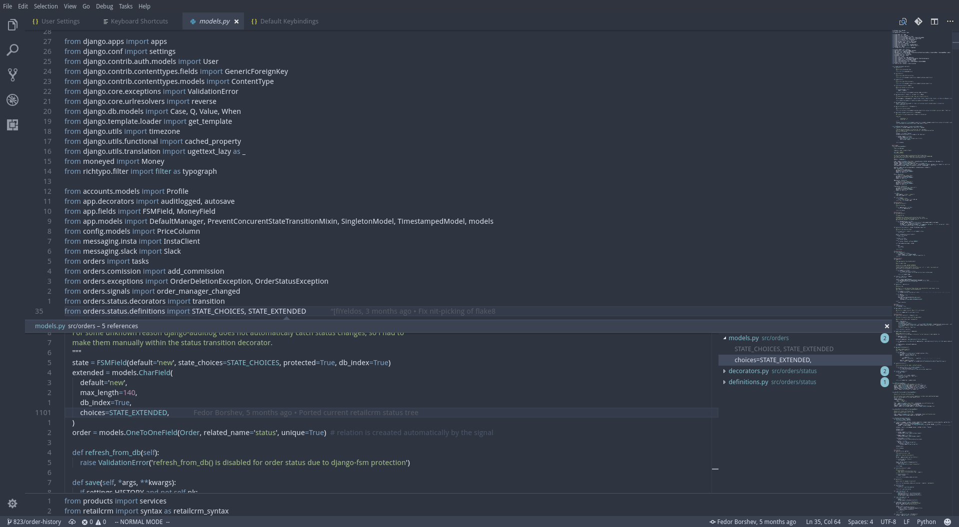 How to rebind navigation in "Reference Search"? · Issue #35828 ...