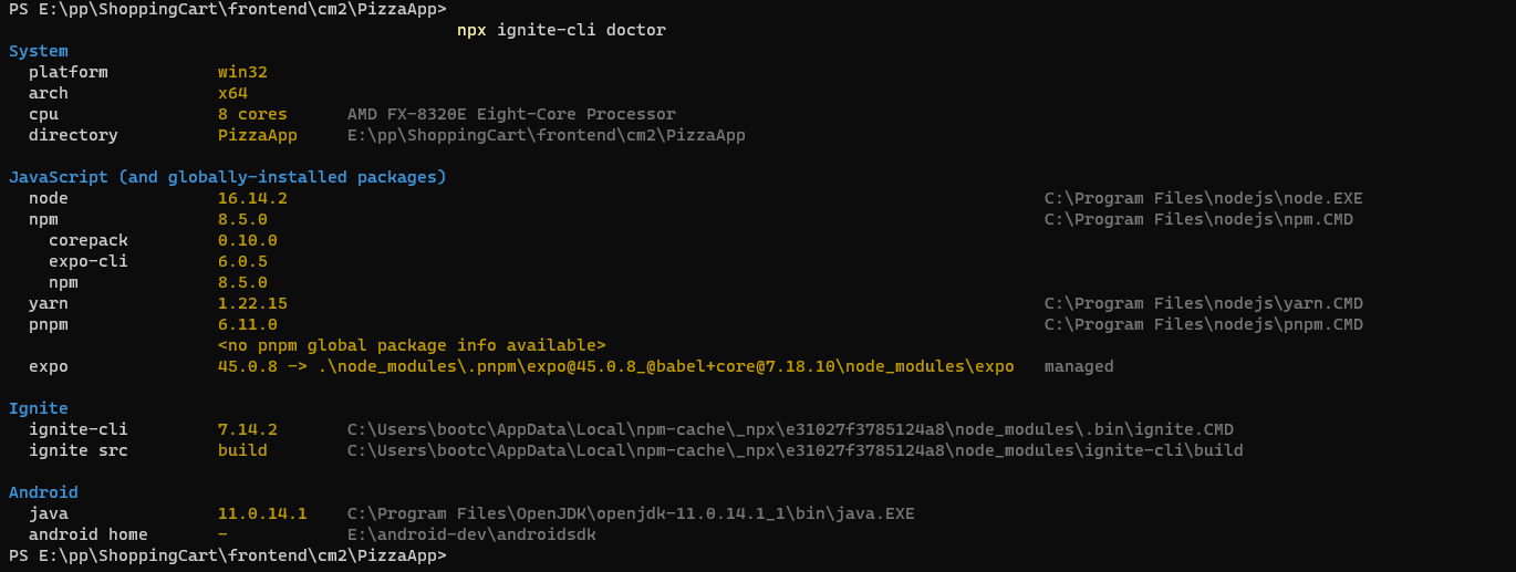 New app gets created but does not start (windows + android) · Issue #2034 · infinitered/ignite ...