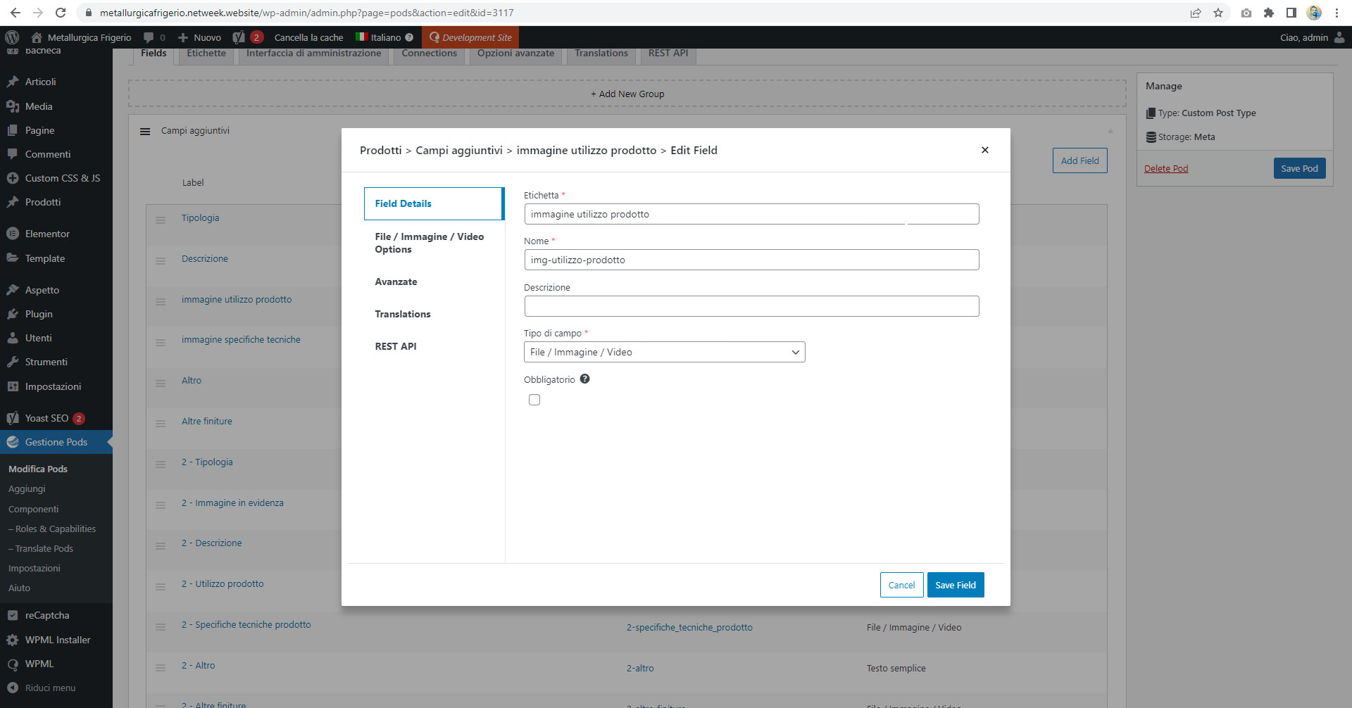 Pods doesn't work correctly with WPML (same with elementor or pods shortcode) · Issue #6571 ...